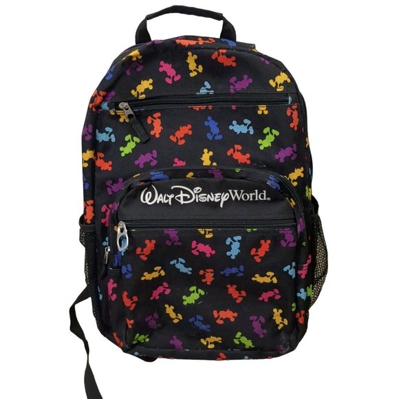 Disney | Bags | Walt Disney World Mickey Mouse Backpack Black 7 Inch ...